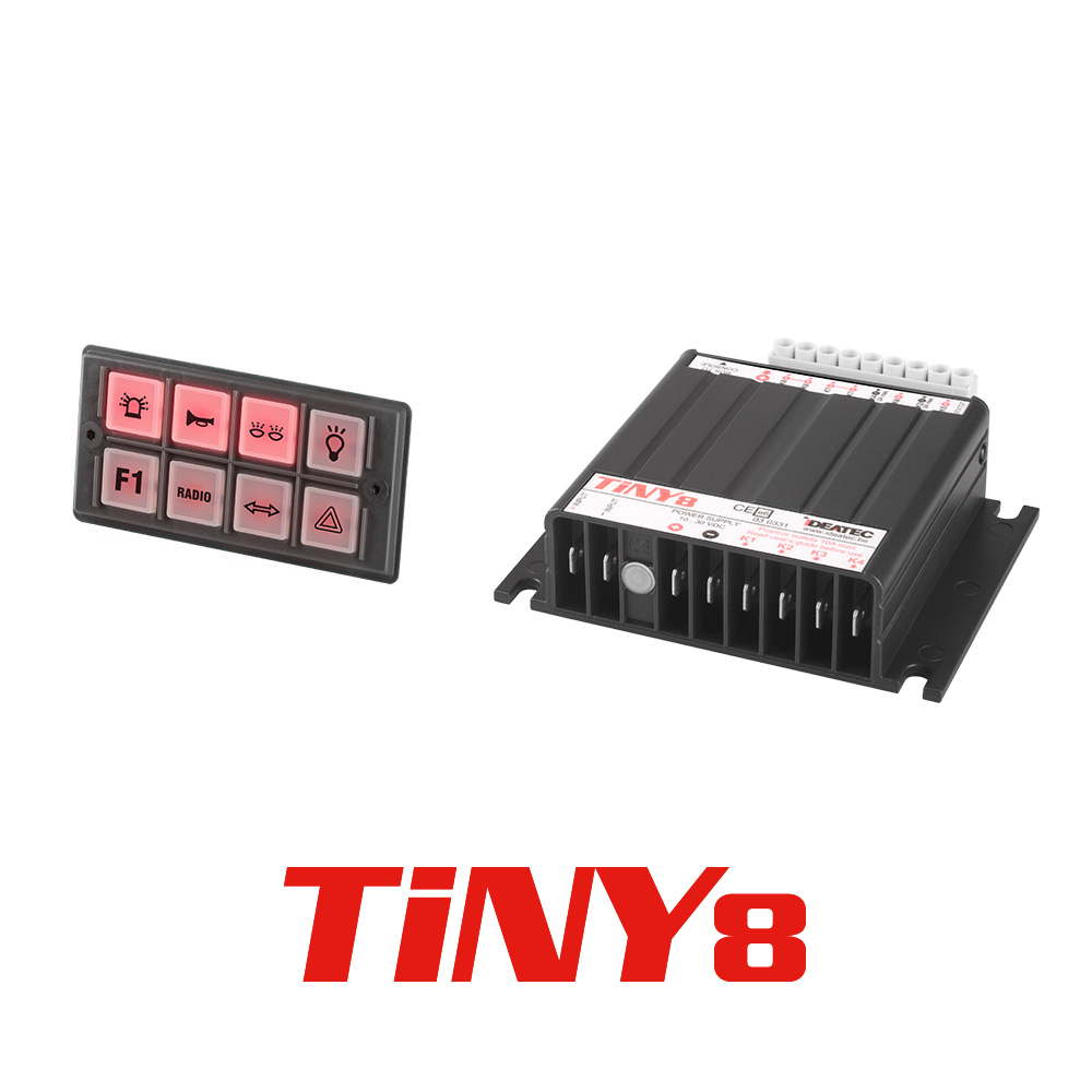 Boîtier de commande multiplexé 8 touches TINY8 Extra plat : achetez au ...