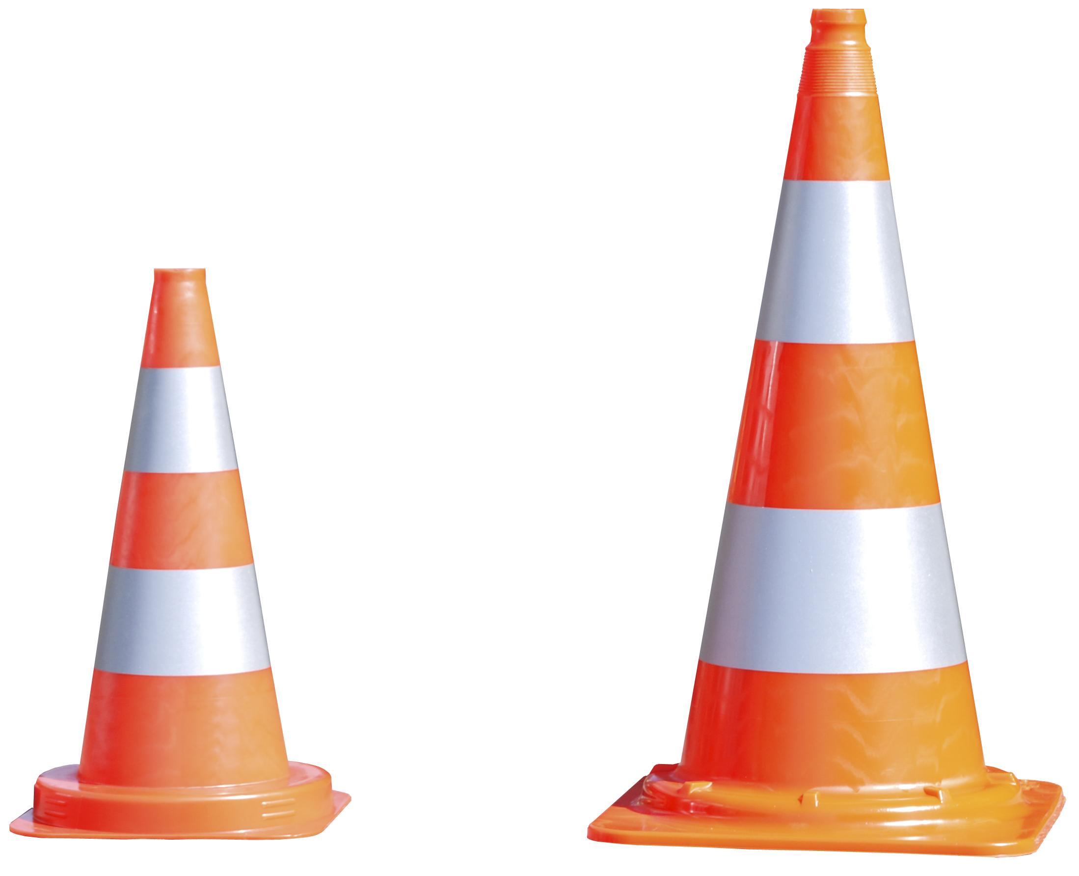 Cône de signalisation monobloc 100% PVC : achetez au meilleur prix sur ...