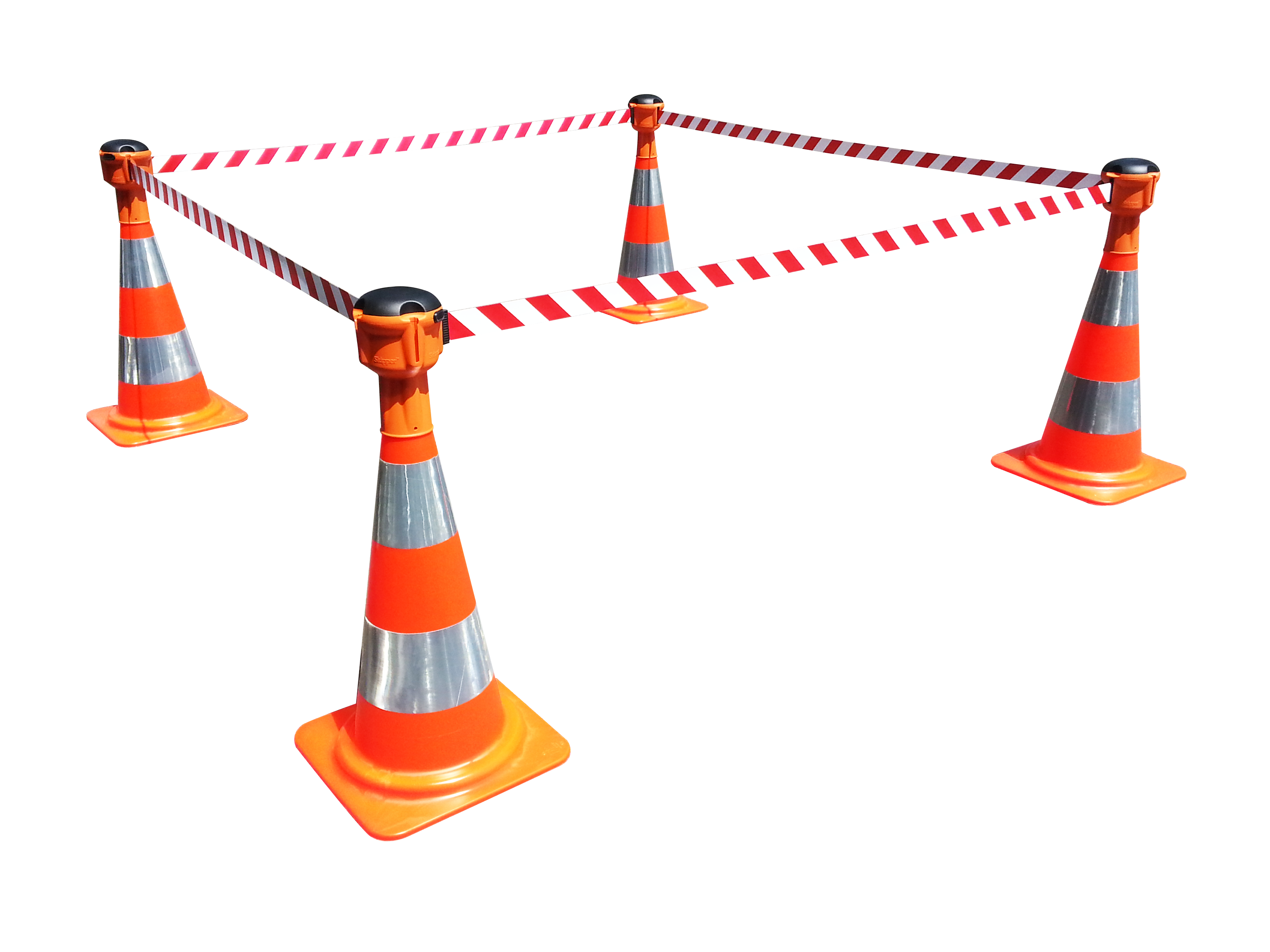 Ruban de signalisation enroulable Skipper - Orange : achetez au ...