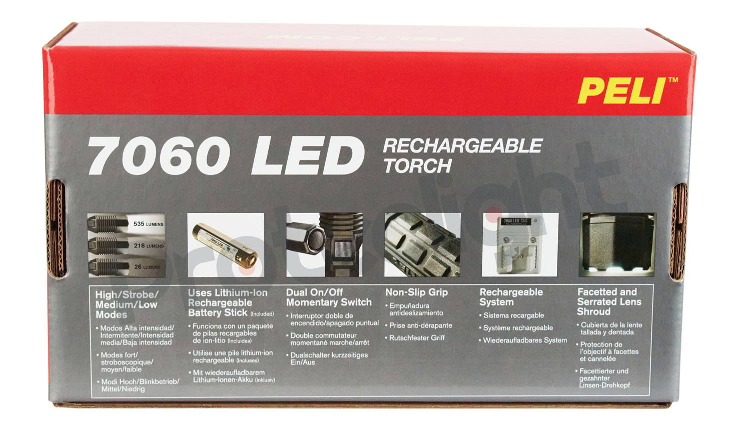 Tactical Flashlight Peli™ 7060 rechargeable : achetez au meilleur prix ...