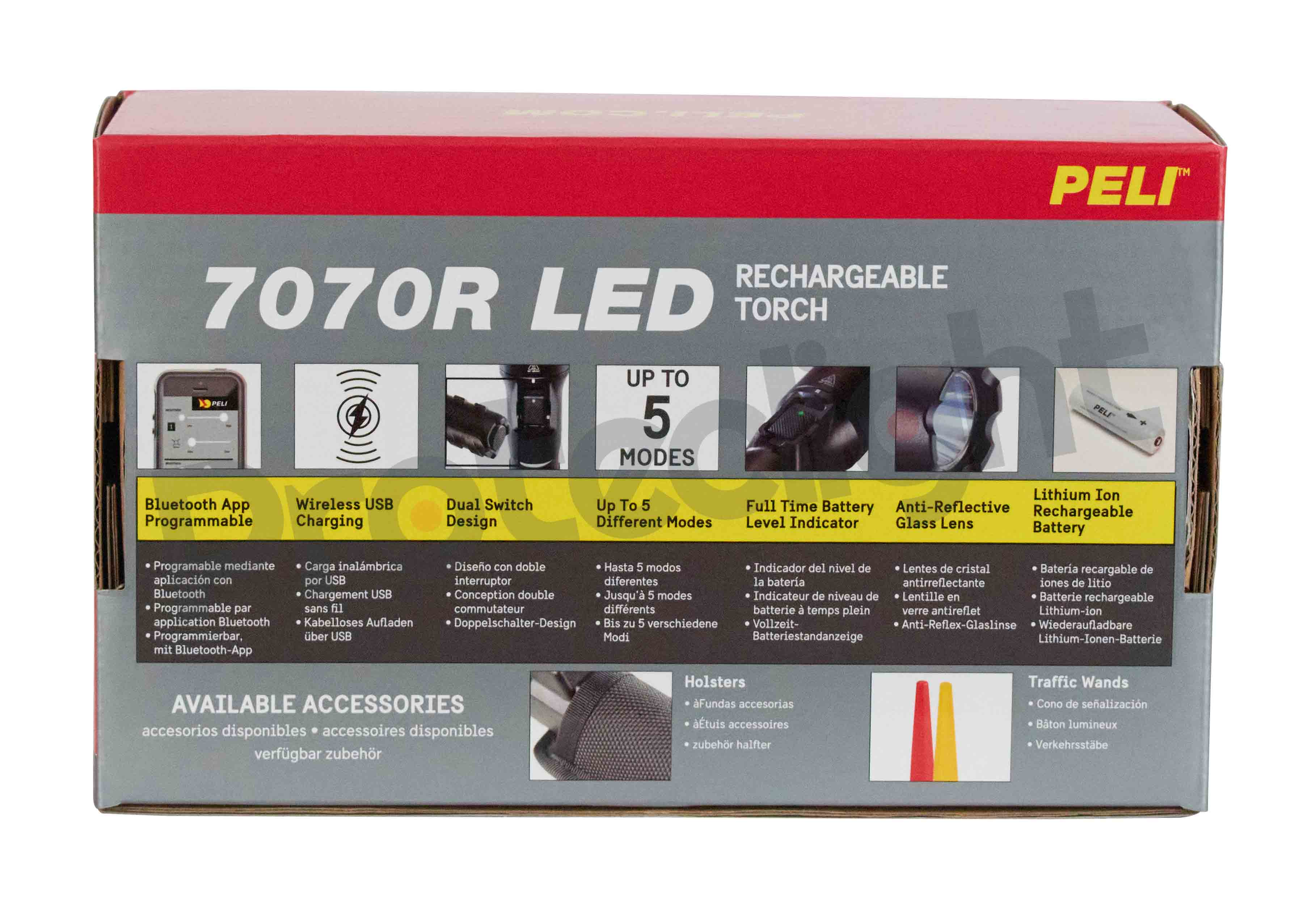 Tactical Flashlight Peli™ 7070R rechargeable : achetez au meilleur prix ...