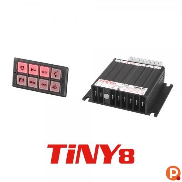 Boîtier de commande multiplexé 8 touches TINY8 Extra plat : achetez au ...